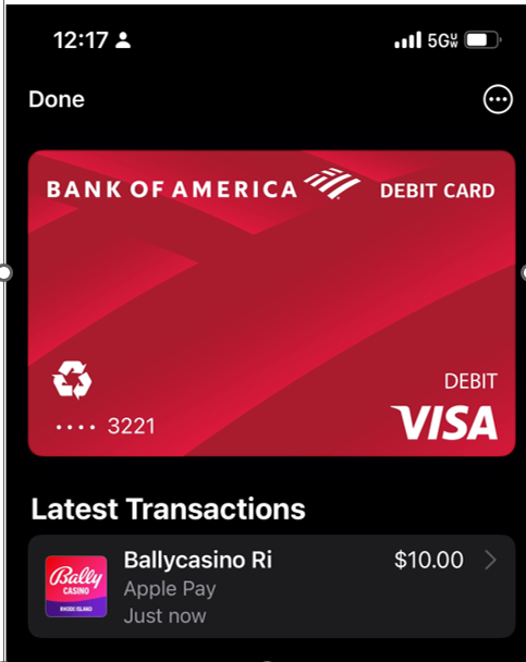 Apple Pay Verification – BallyBet IL